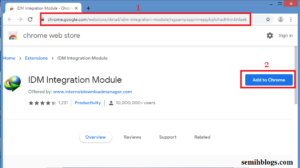 วิธีแก้ IDM ไม่เด้ง ขึ้นมาให้ดาวน์โหลดใน Chrome – SemihBlogs