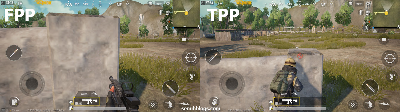 PUBG Mobile โหมด FPP กับ TPP นั้นแตกต่างกันอย่างไร มาดูกัน – SemihBlogs
